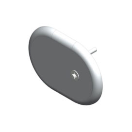 WA-HEADRAIL-D-SECTION-END-CAP | Cubicle Systems